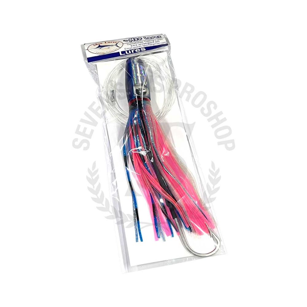 Moo Lures Long Nose Lures 24cm Blue/Silver+Pink*เหยื่อทรอลลิ่ง - 7 SEAS ...
