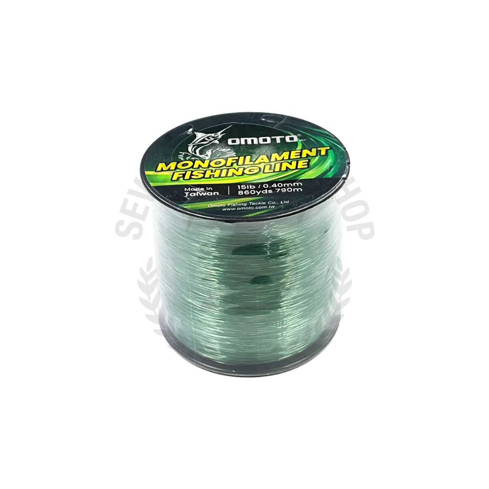 OMOTO Monofilament Fishing Line 790m 15lb (Green)*สายโมโนฟิลาเมนต์ - 7 ...