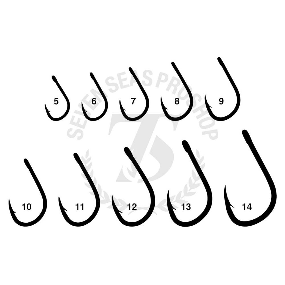 Gamakatsu Iseama Ring Eye Black 66074 #14*เบ็ดอิเซอะมะ/หน้าดิน - 7 SEAS PROSHOP (THAILAND)