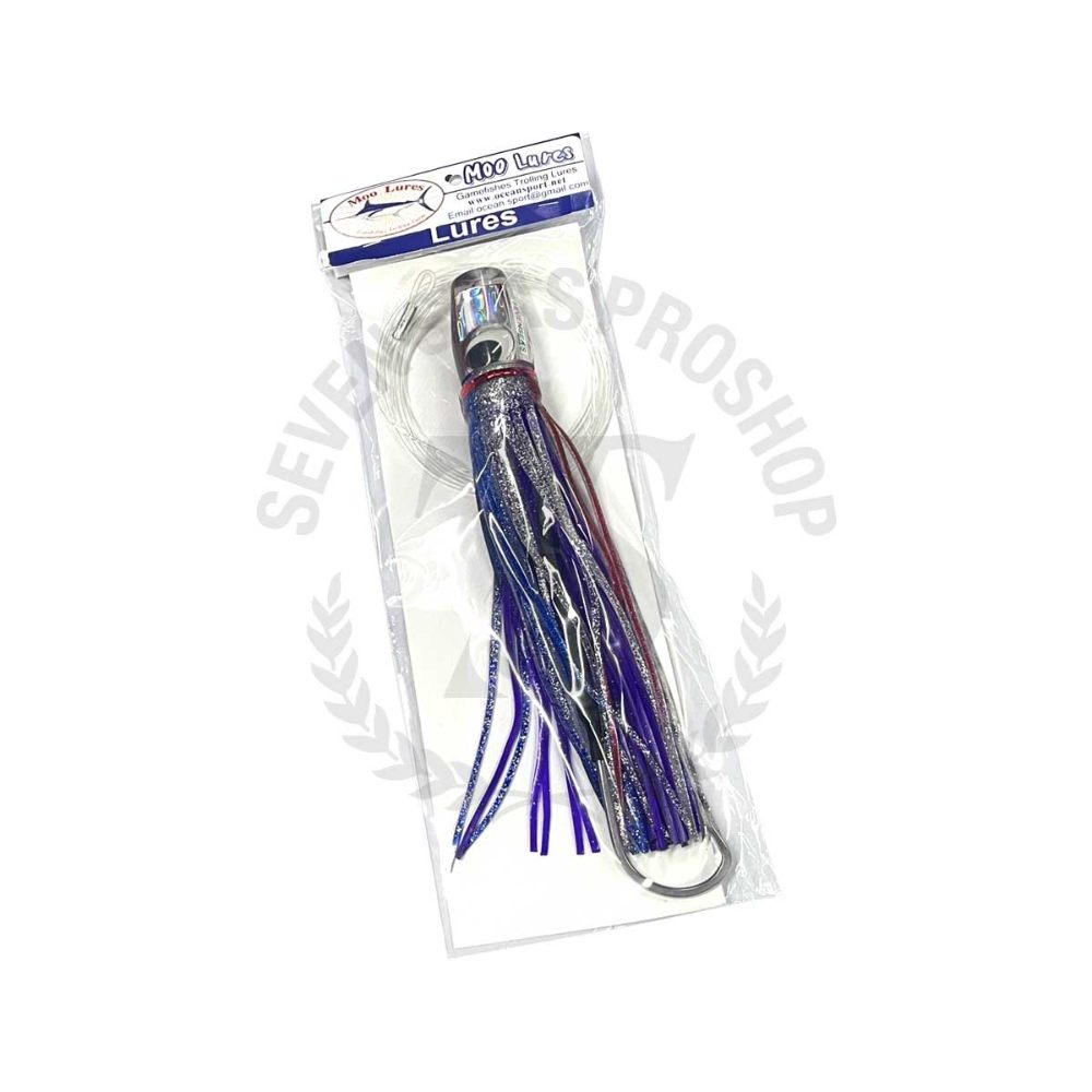Moo Lures Hollow Point Lures 24cm Blue/Silver+Purple*เหยื่อทรอลลิ่ง - 7 ...