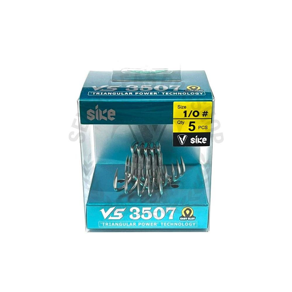 Sike Treble Hook VS3507 Size-1/O*เบ็ดสามทาง - 7 SEAS PROSHOP (THAILAND)