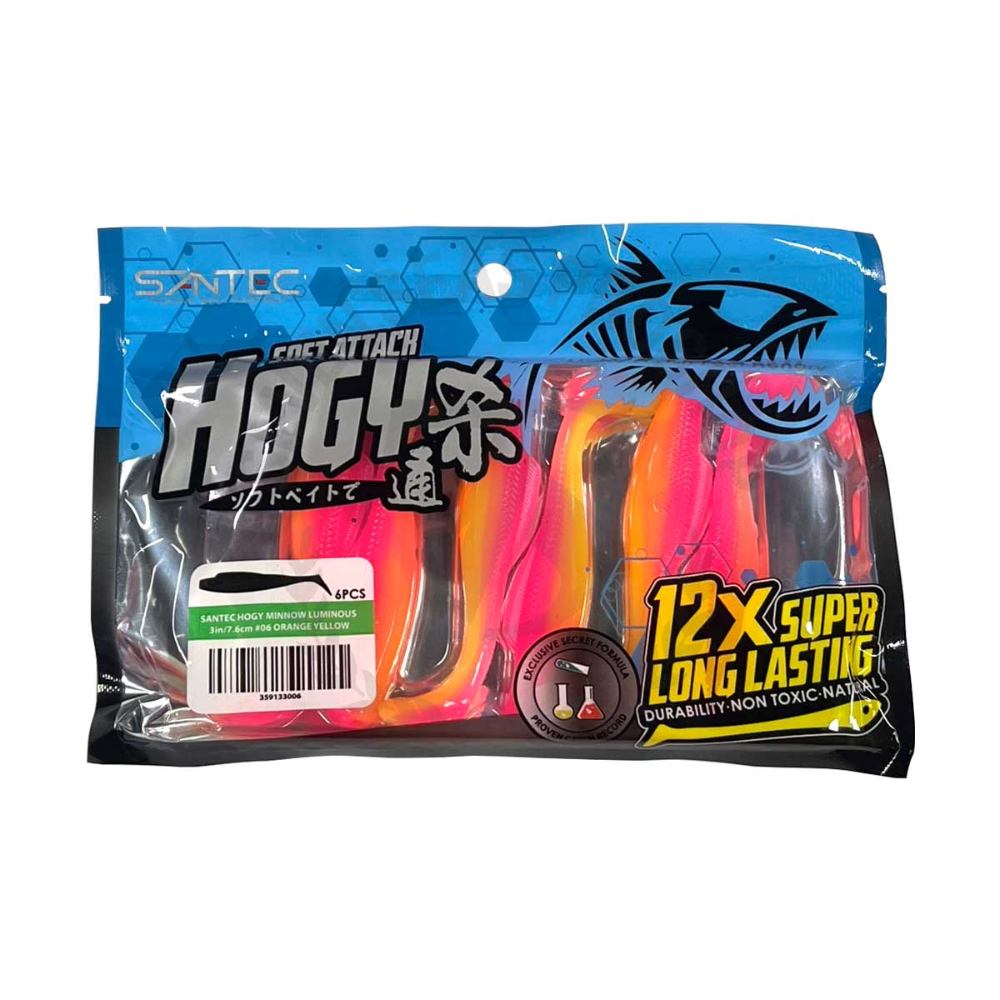Santec Hogy Minnow Luminous 3" 06-Orange Yellow*เหยื่อปลายาง - 7 SEAS ...