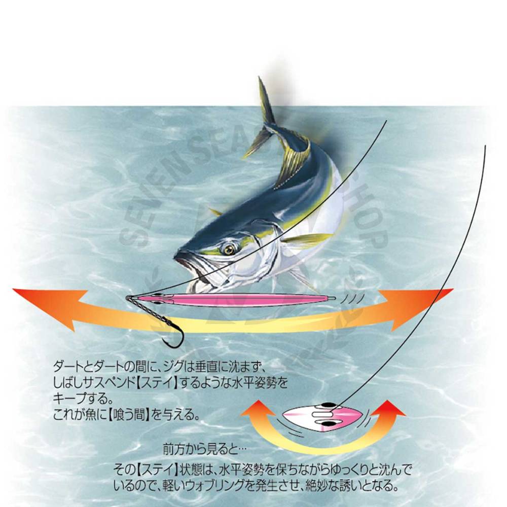 Shout Stay 80g 112SY 51-(Red Gold Pink Zebra)*เหยื่อจิ๊ก - 7 SEAS ...