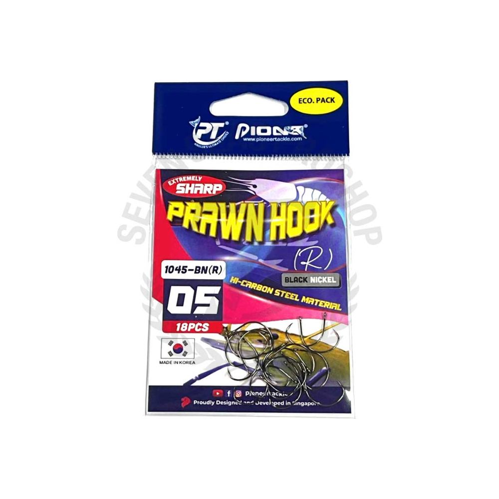 Pioneer Prawn Hook 1045-BN(R) 05*เบ็ดตกกุ้ง - 7 SEAS PROSHOP (THAILAND)