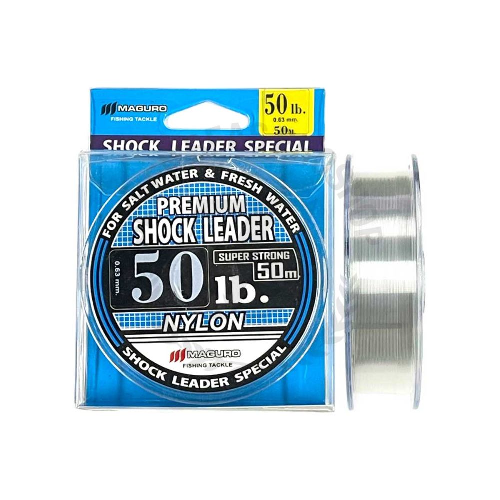Maguro Premium Shock Leader Nylon 50m 50lb*สายลีดไนลอน - 7 SEAS PROSHOP ...