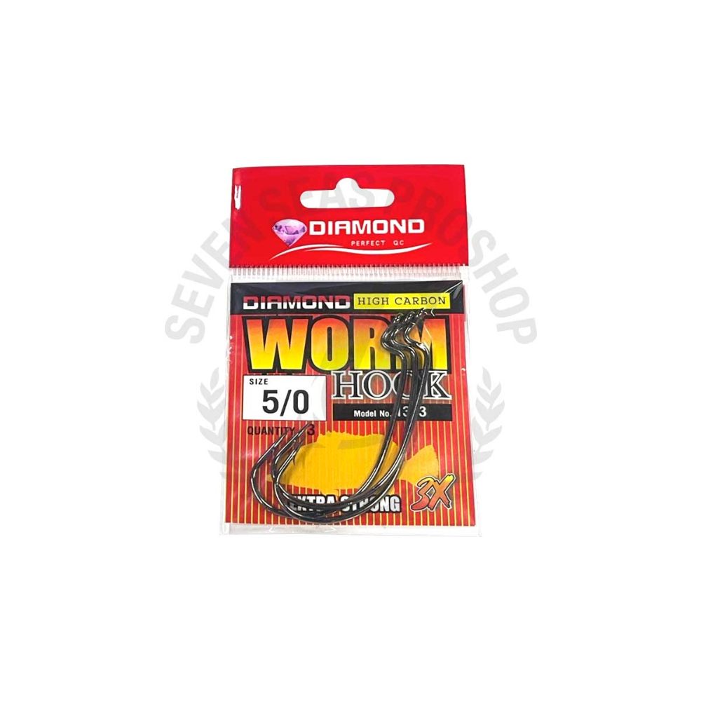Diamond Worm Hook 5/O*เบ็ดหนอน - 7 SEAS PROSHOP (THAILAND)