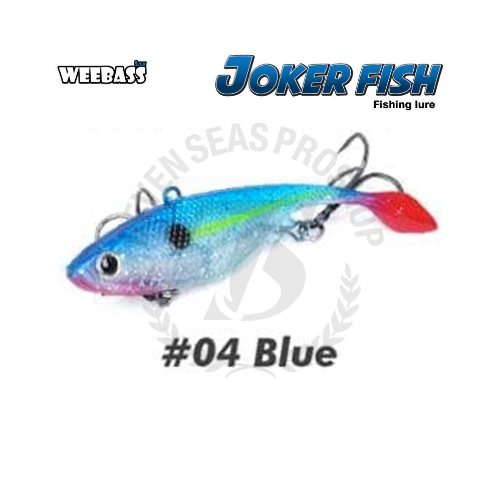 Weebass Joker Fish JF 22.5g 04-Blue*เหยื่อปลายาง - 7 SEAS PROSHOP ...
