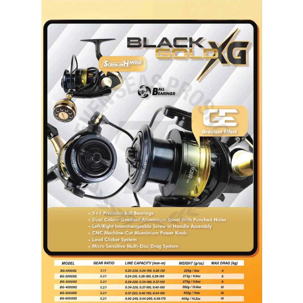 Pioneer Black Gold XG BG-3000XG*รอกสปินนิ่ง - 7 SEAS PROSHOP (THAILAND)