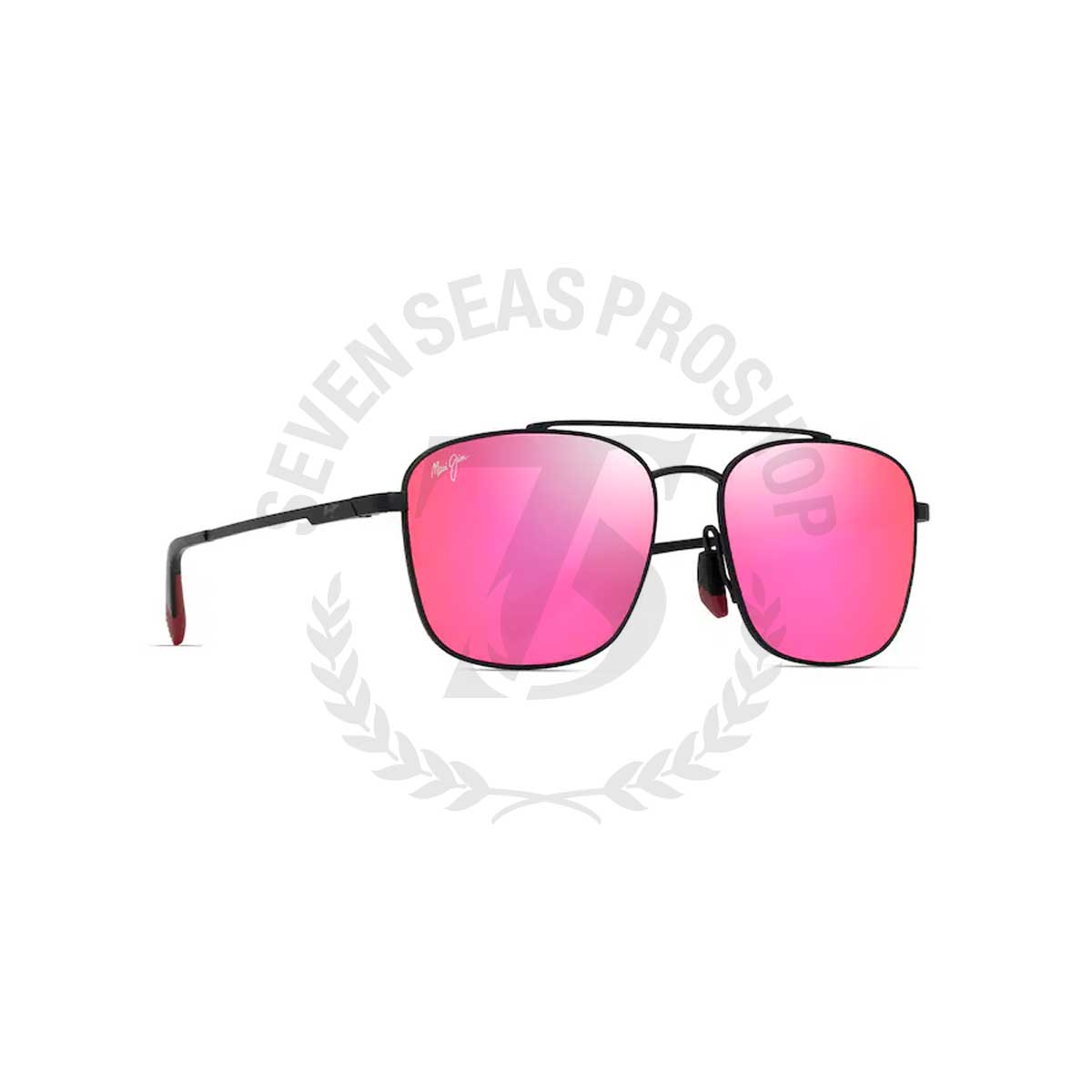 Maui Jim Polarized Aviator Sunglasses Piwai Asian Fit P645-02A*แว่นกัน ...