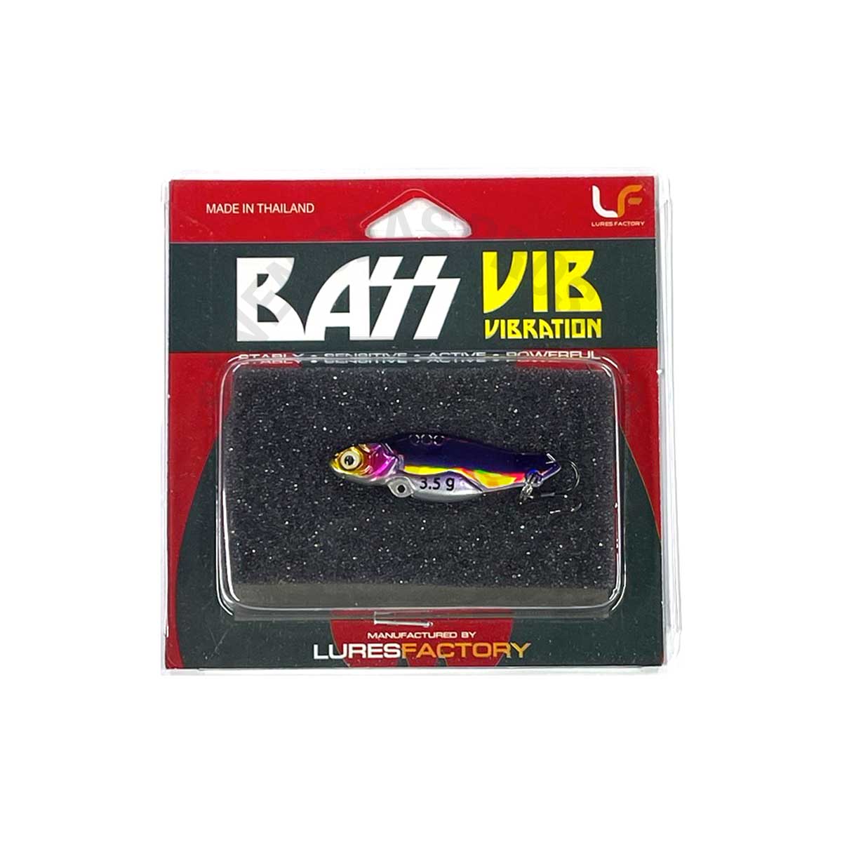 Lures Factory Bass Vib 3.5g #010 Black*เหยื่อไวเบรชั่น/กระดี่ - 7 SEAS PROSHOP (THAILAND)