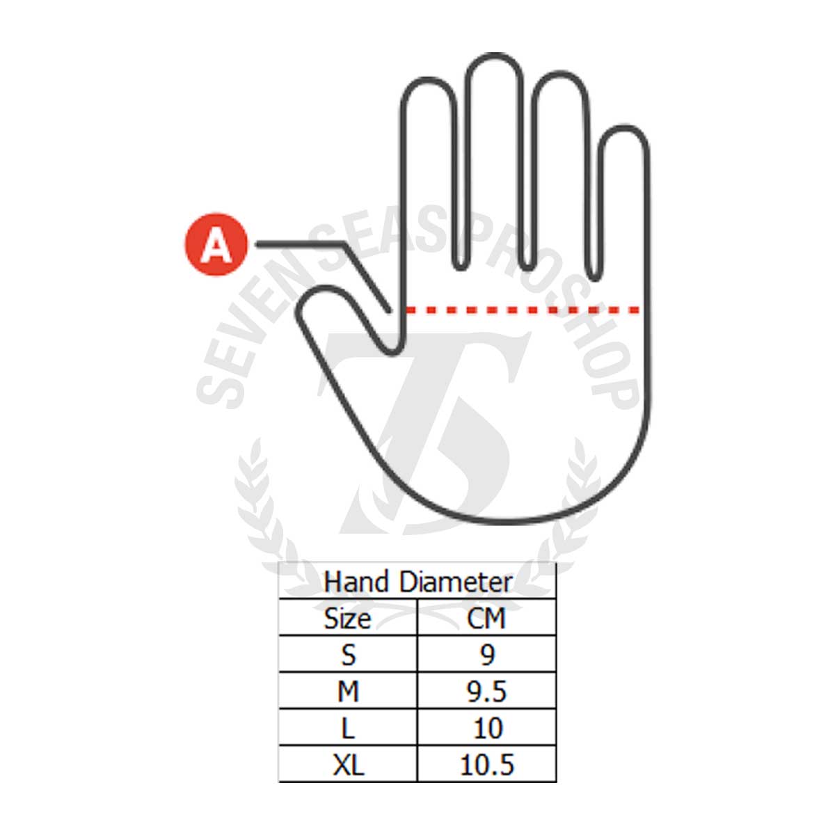 Shimano Ocea Tough Gloves GL-001V Ocean Navy (XL)*ถุงมือตกปลา - 7 SEAS PROSHOP (THAILAND)