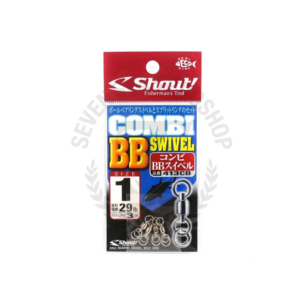 Shout Combi BB Swivel 413CB Size-1*ลูกหมุนแบริ่ง+สปริทริง - 7 SEAS ...