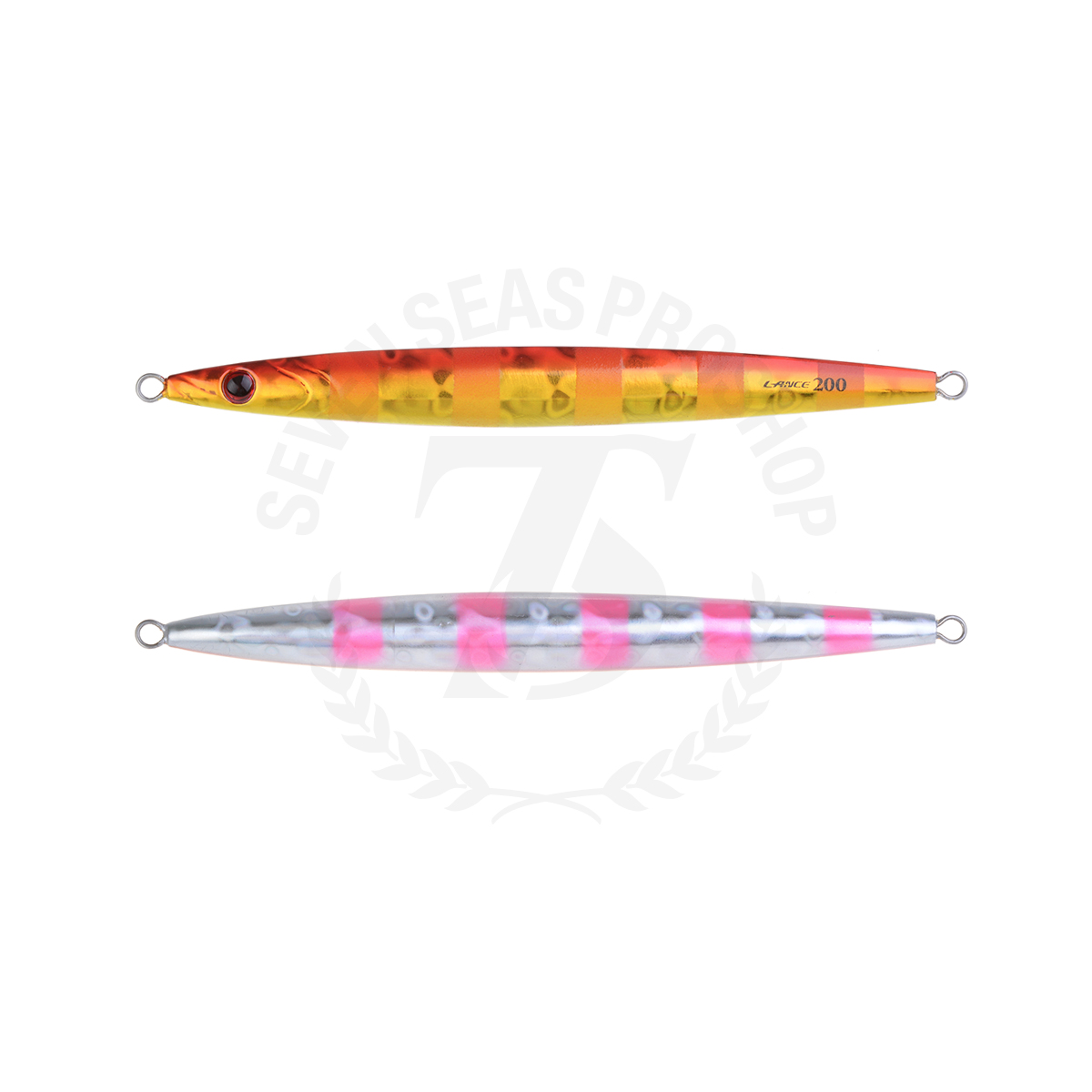 Shout Lance 200g 105LC 51-(Red Gold Pink Zebra)*เหยื่อจิ๊ก - 7 SEAS ...