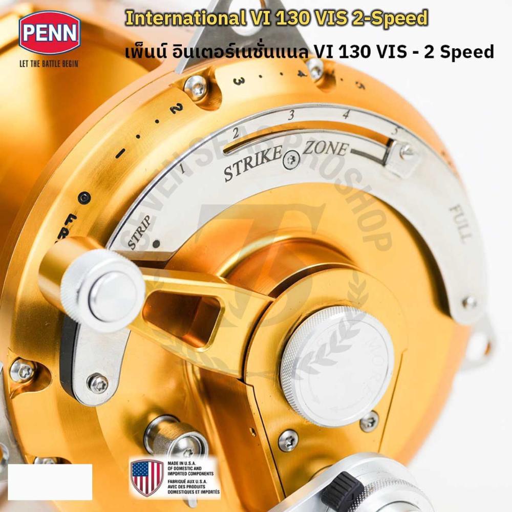 Penn International VI 130 VIS 2-Speed (Right Hand)*รอกทรอลลิ่ง - 7 SEAS ...