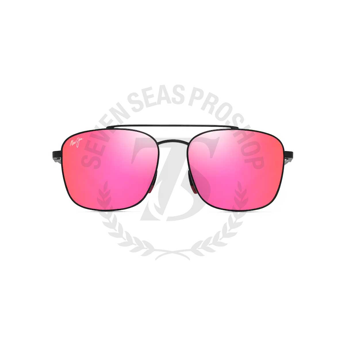 Maui Jim Polarized Aviator Sunglasses Piwai Asian Fit P645-02A*แว่นกัน ...