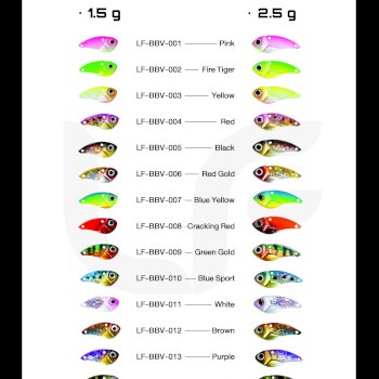 Lures Factory Baby Vib 2.5g #011-White - 7 SEAS PROSHOP (THAILAND)