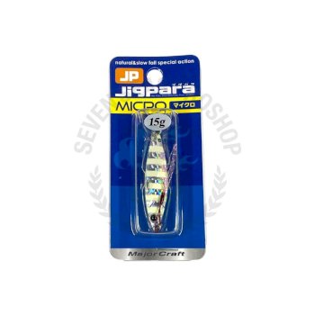 Major Craft Jigpara Micro JPM-15 07-Zebra Glow*เหยื่อไมโครจิ๊ก - 7 SEAS PROSHOP (THAILAND)