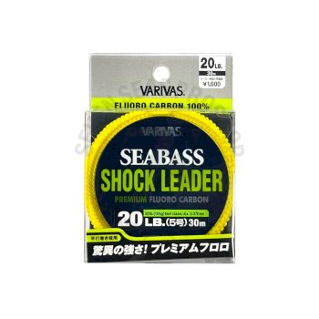 Varivas Seabass Shock Leader Fluorocarbon 30m #20lb (Natural) - 7 SEAS PROSHOP (THAILAND)