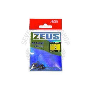 Asari Zeus BB Swivel 2 Solid Ring #2*ลูกหมุนแบริ่ง - 7 SEAS PROSHOP (THAILAND)