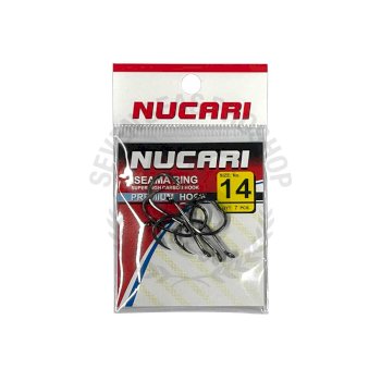 Nucari Iseama Ring Super High Carbon Hook #14*เบ็ดอิเซอะมะ - 7 SEAS PROSHOP (THAILAND)